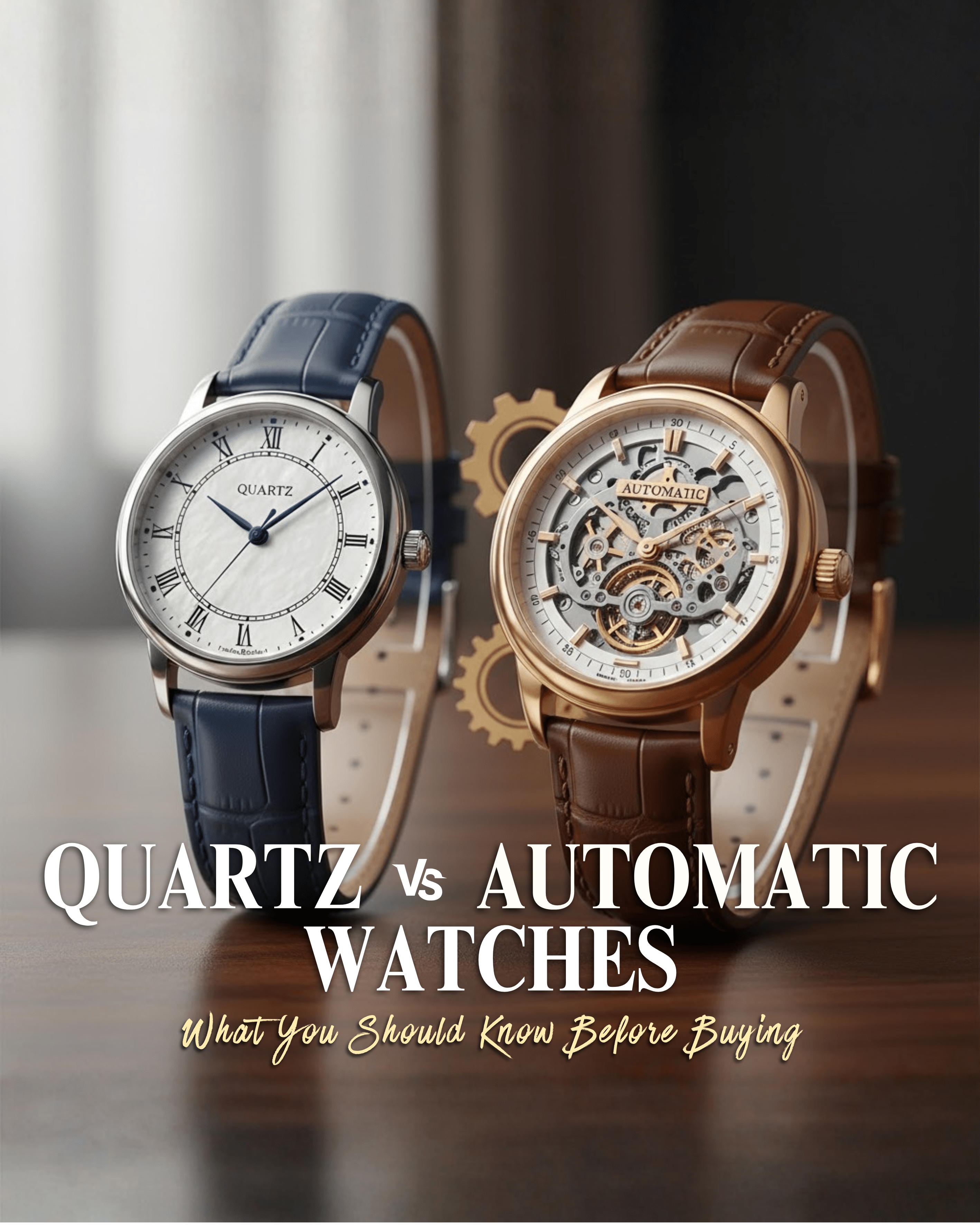 Quartz vs Automatic Watches: Key Differences & Buyer Guide